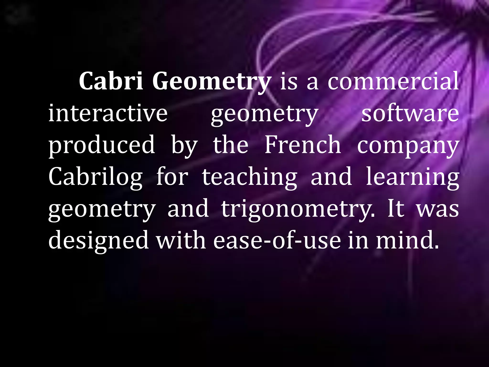 Cabri geometry | PDF