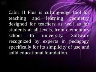 Cabri geometry | PDF | Graphics Software | Computer Software and ...