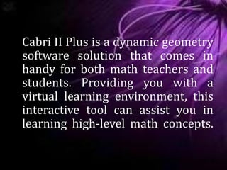 Cabri geometry | PDF | Graphics Software | Computer Software and ...