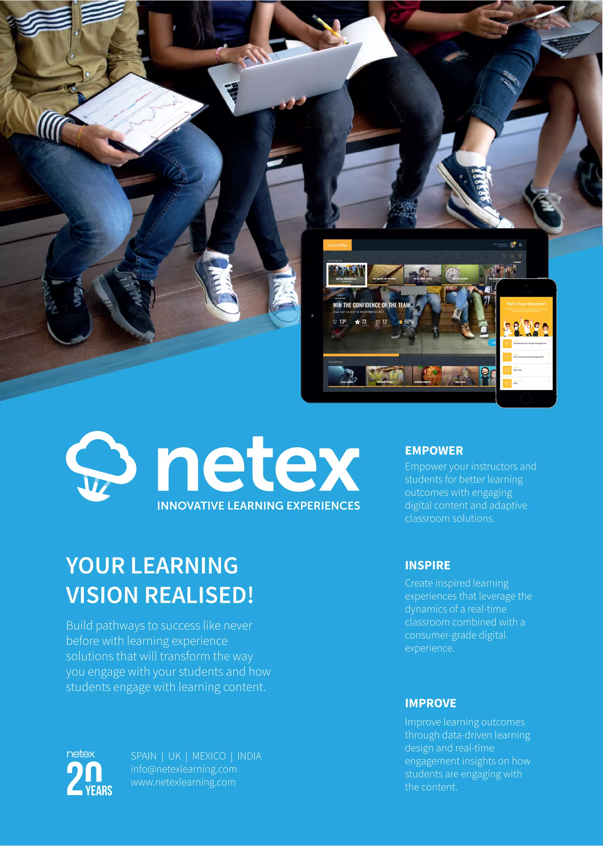 Netex EdTech | Your learning vision realised! [EN] | PDF