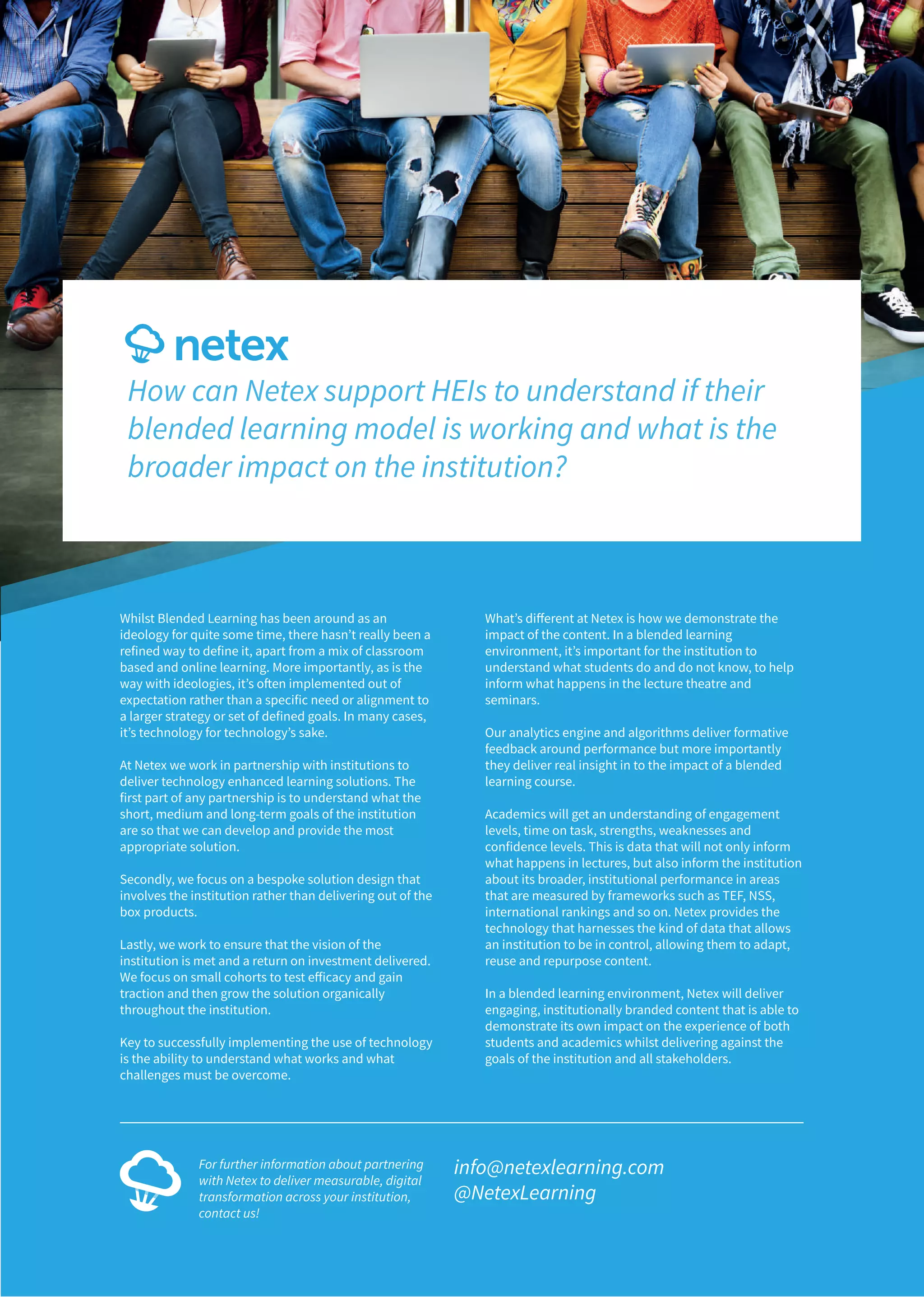 Netex EdTech | Your learning vision realised! [EN] | PDF