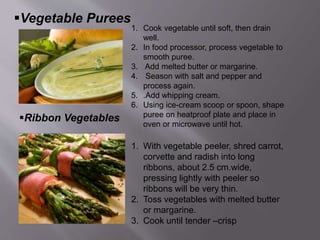present vegetable dishes | PPTX
