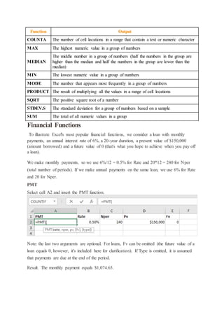 computer applications in business unit 3 | PDF