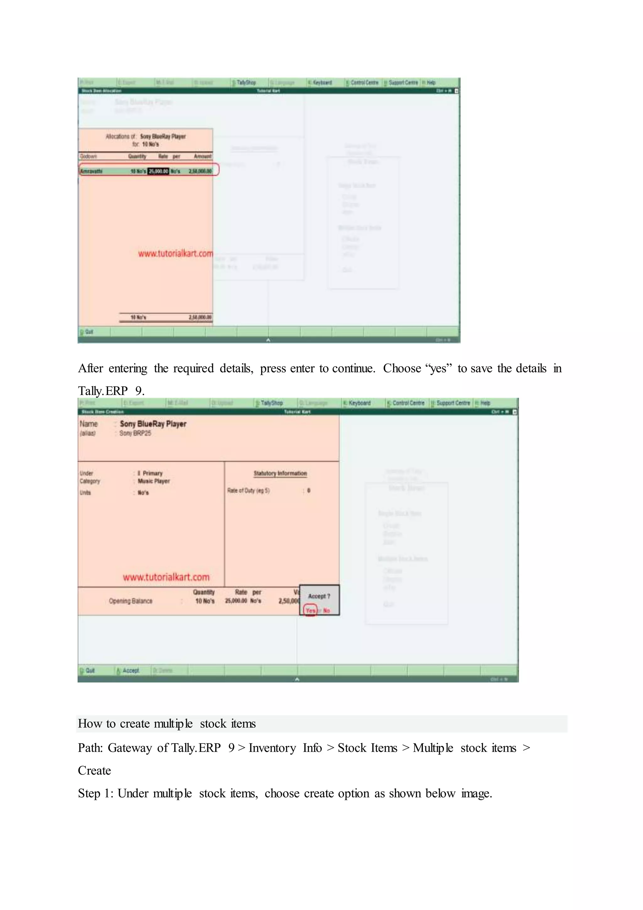 Computer Applications in Business Tally unit 5 | PDF