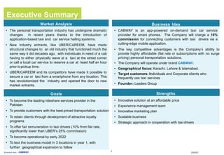 CABWAY business plan | PPTX