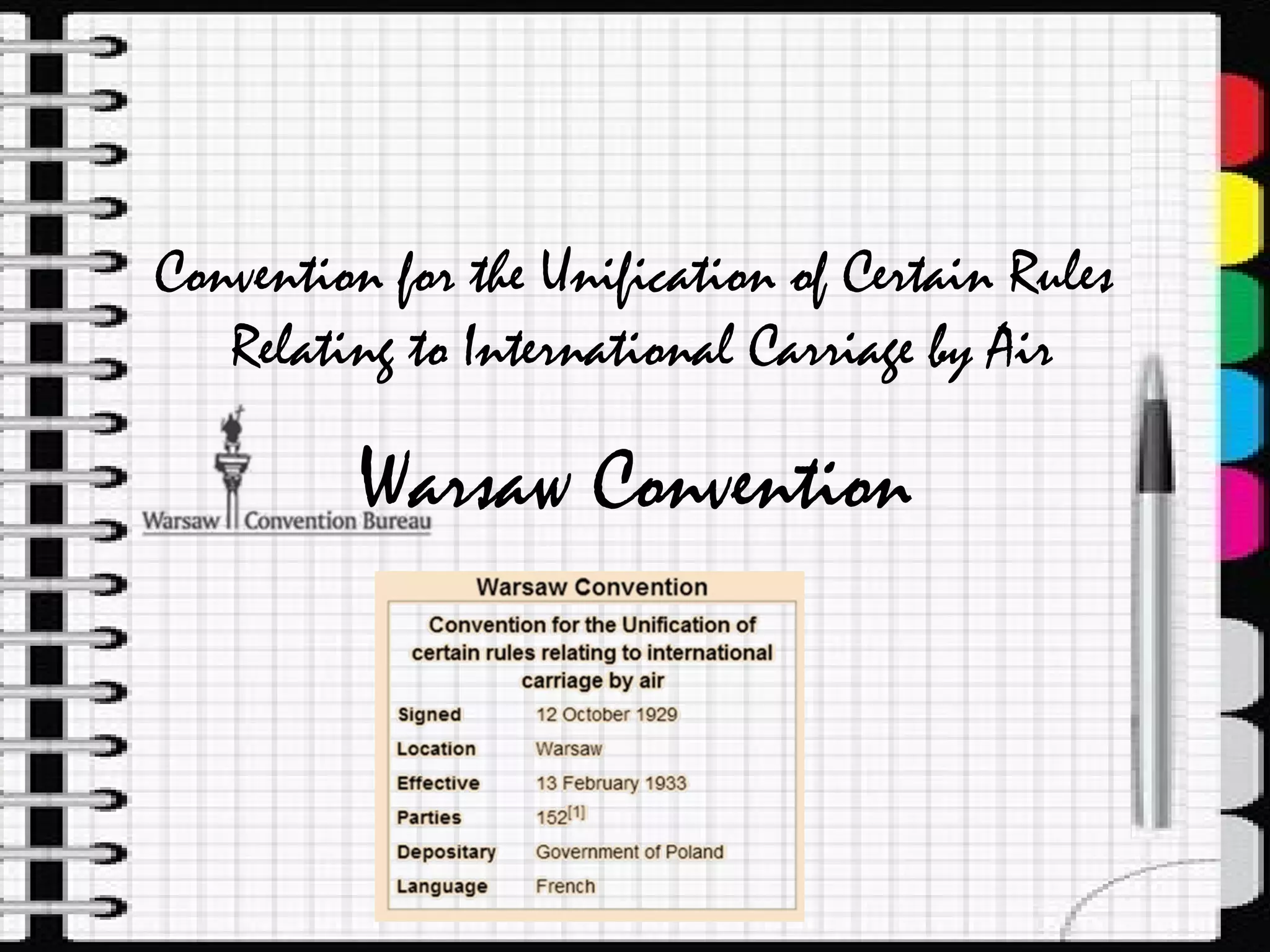Civil Aviation Conventions | PPT