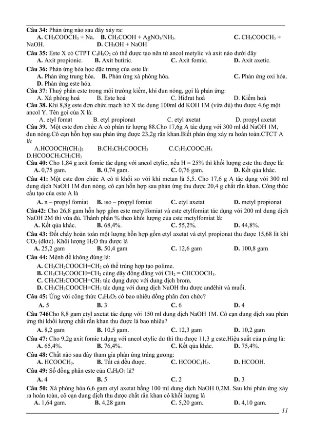 Cac dang-bai-tap-chuong-este-lipit | DOC