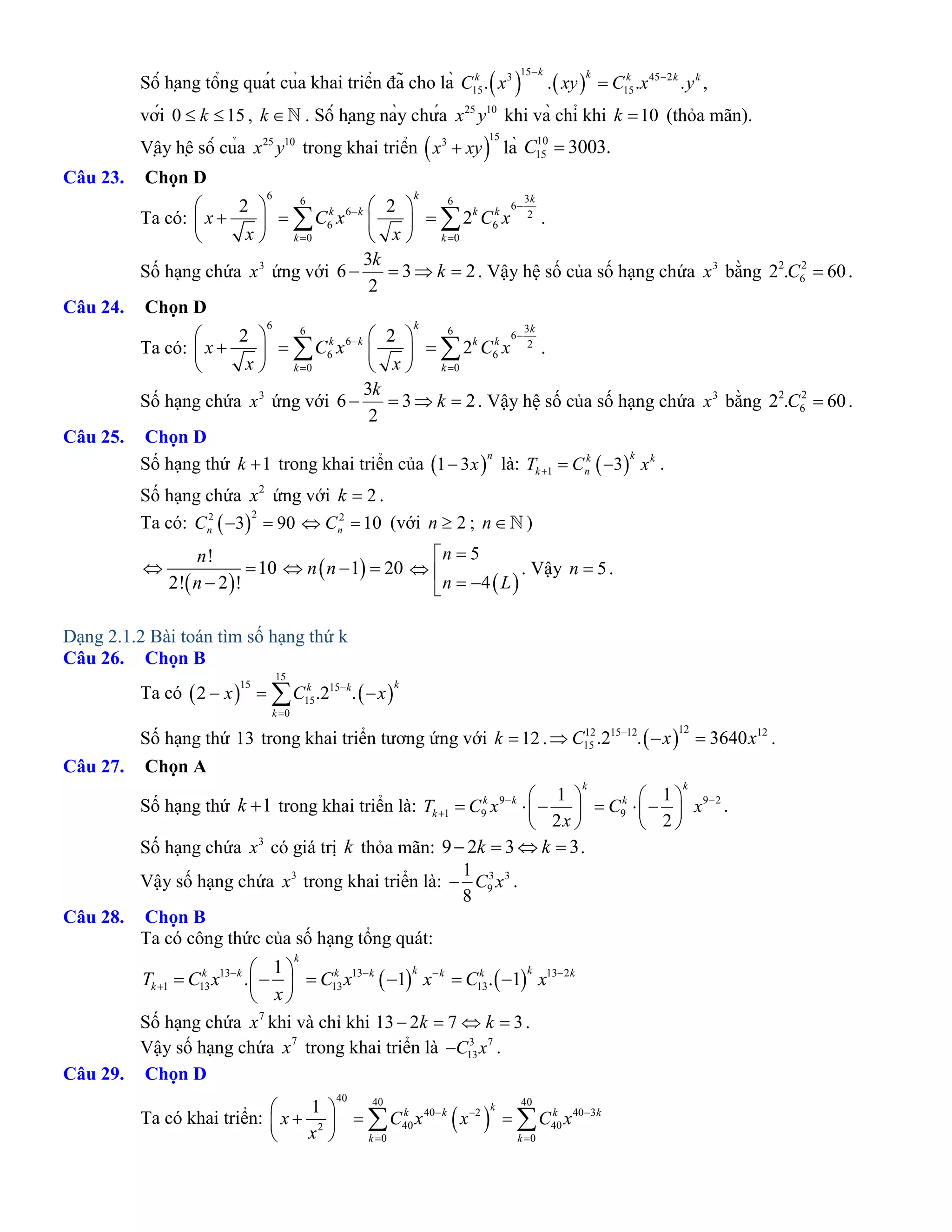 Cac dang-toan-nhi-thuc-newton-va-cac-bai-toan-lien-quan | PDF
