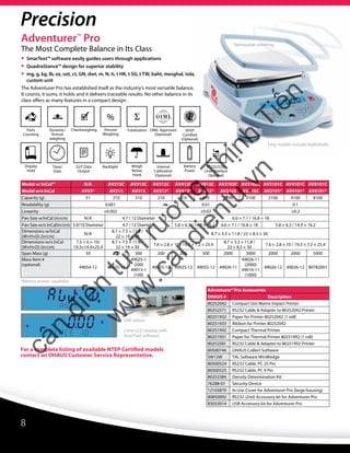 Cac san-pham-can-phan-tich-ohaus | PDF | Computer Peripherals | Computing