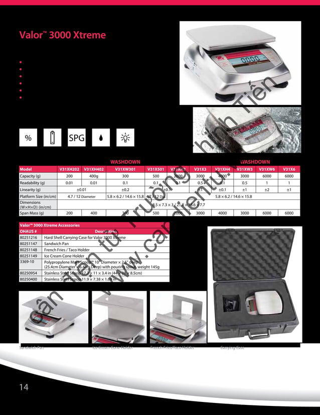 Cac san-pham-can-phan-tich-ohaus | PDF | Computer Peripherals | Computing