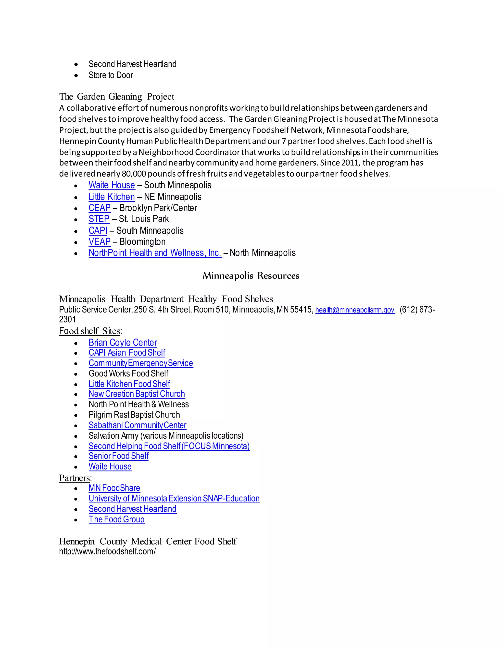 Emergency Food Assistance for Families 2-21-15 | PDF