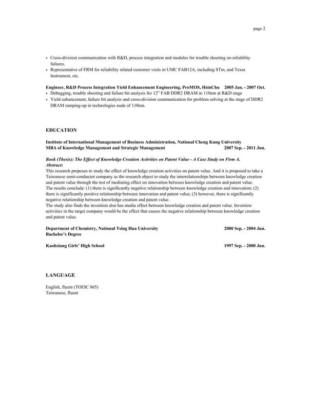 Resume_Tina Yu-Ting Chen_2016 | PDF