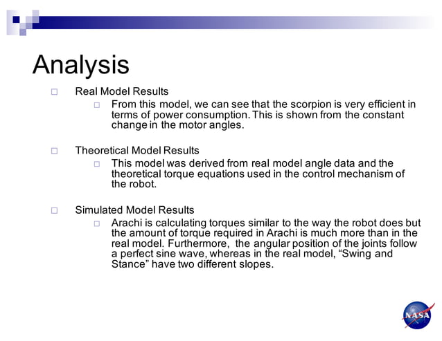 Physically Based Modeling Of Motion Pattern For Scorpion Robot Ppt