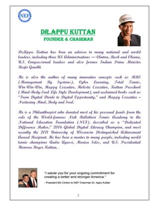 NEF Brochure - Brief | PDF | Education industry | Industries