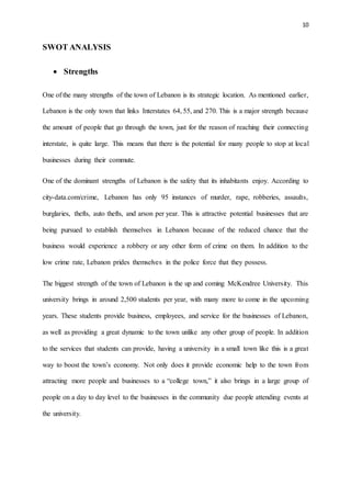 Marketing Plan- Lebanon | DOCX