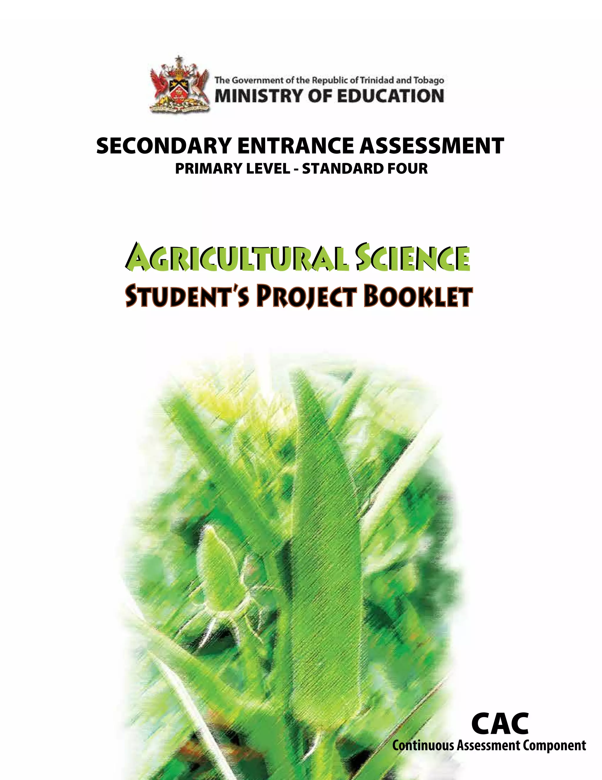 CAC Agricultural Science Teacher's Manual | PDF