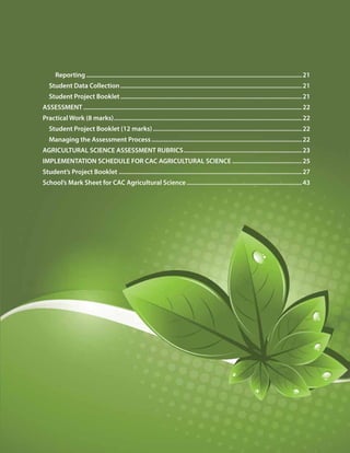 CAC Agricultural Science Teacher's Manual | PDF