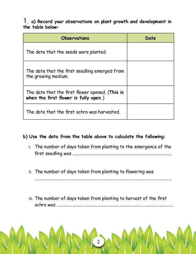 CAC Agricultural Science Teacher's Manual