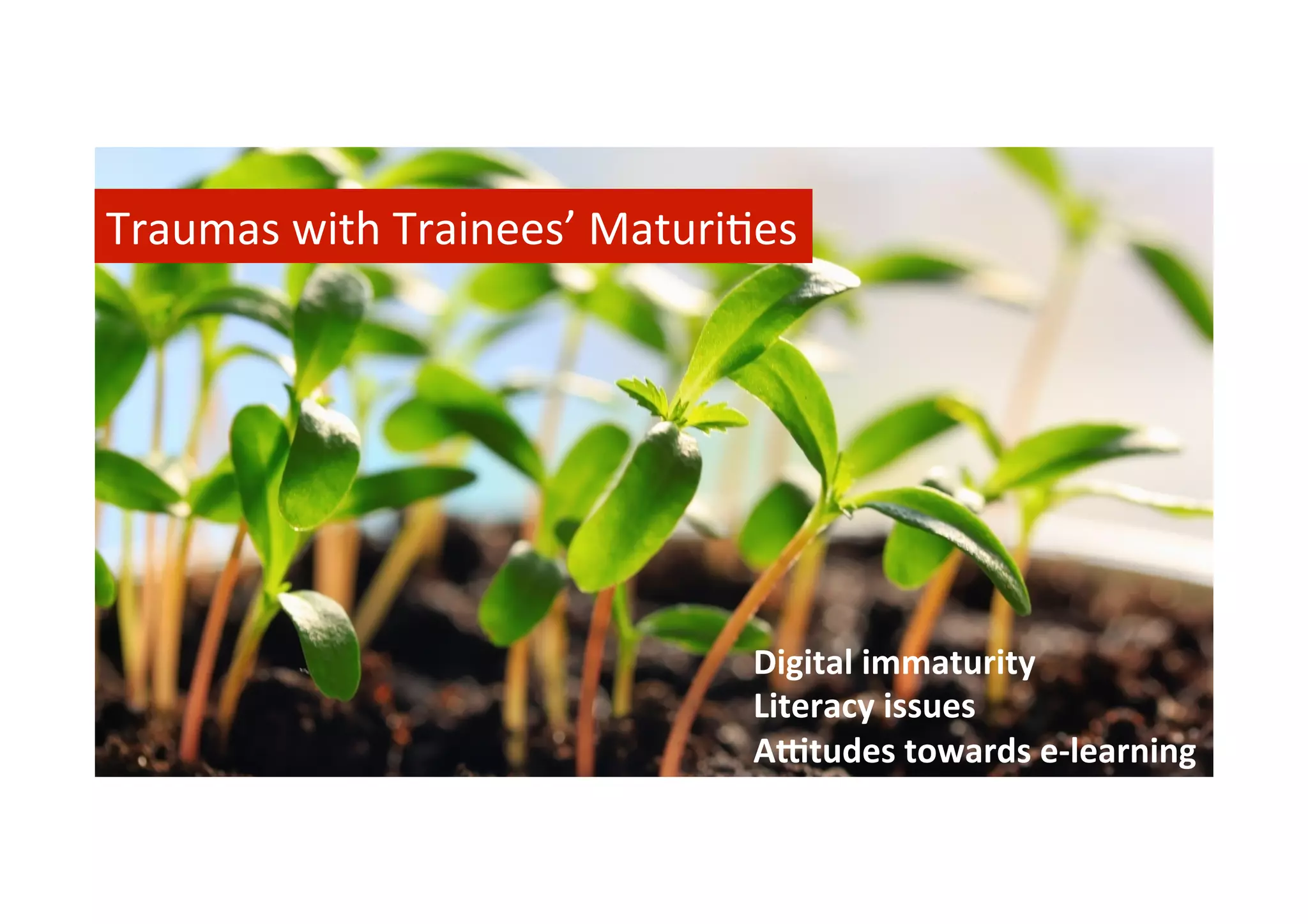 Evolution and Trauma in Corporate e-Learning @ ICERI 2014 Seville | PDF