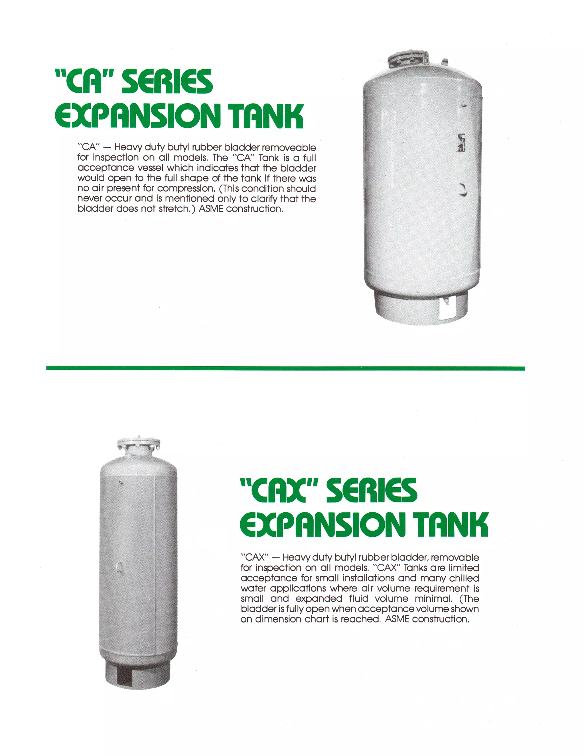 Ca Cax Cx Expansion Tanks | PDF