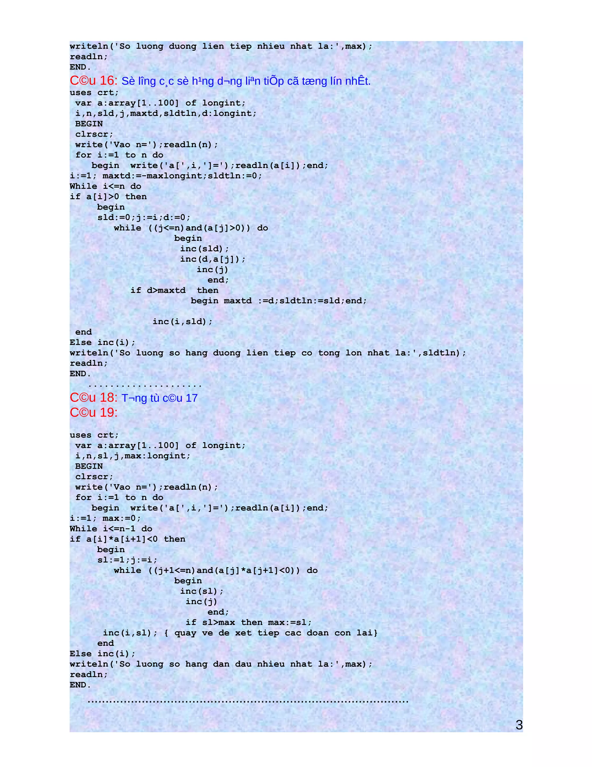 Cac bai tap hay ve mang 1 chieu | PDF
