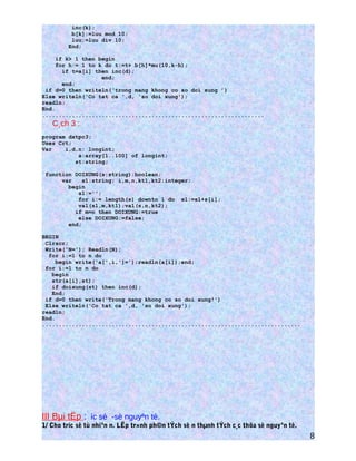 Cac bai tap hay ve mang 1 chieu | PDF