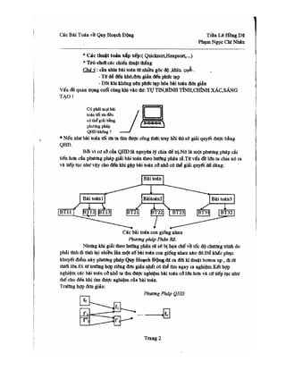 Cac bai toan ve quy hoach dong | PDF