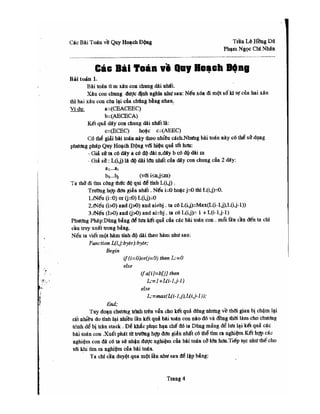 Cac bai toan ve quy hoach dong | PDF
