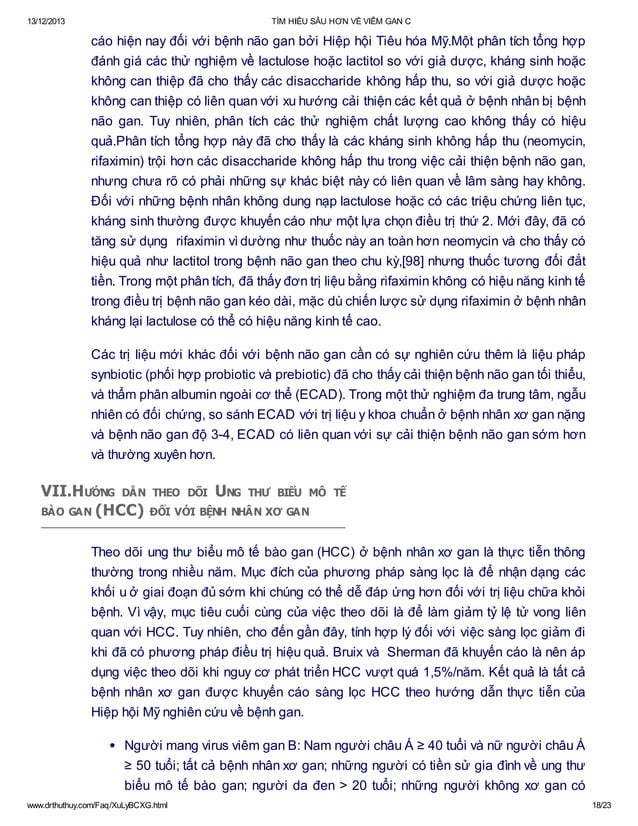 Cac bien chung xo gan | PDF