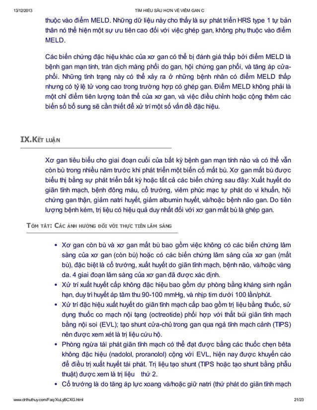 Cac bien chung xo gan | PDF