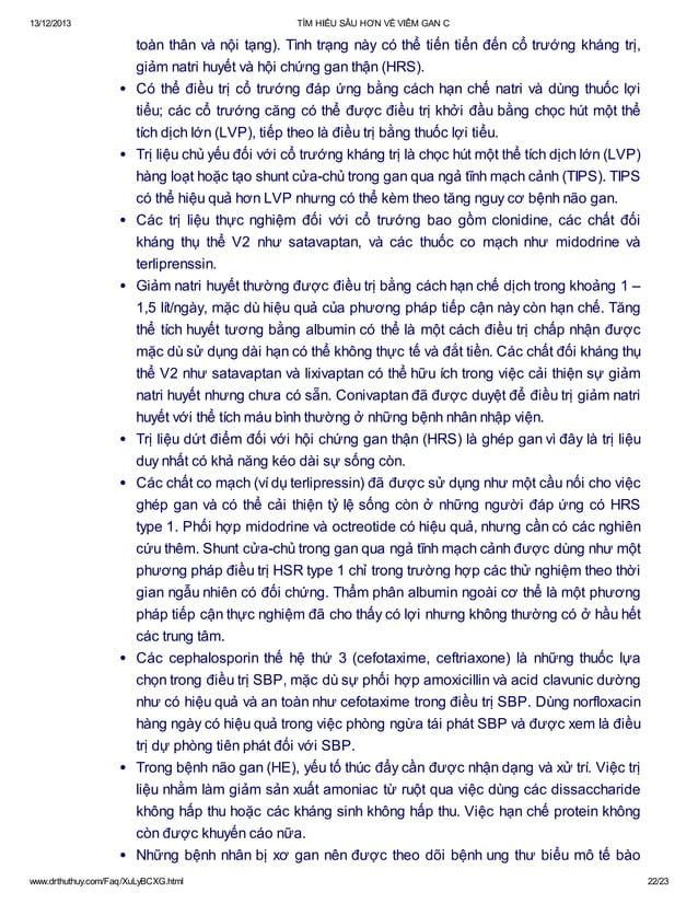 Cac bien chung xo gan | PDF