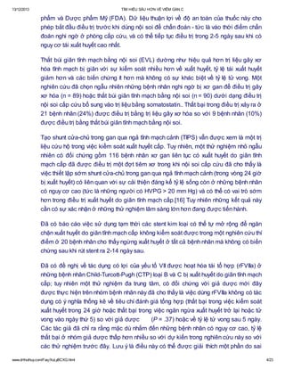 Cac bien chung xo gan | PDF