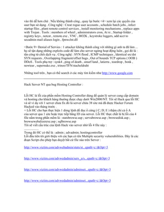 các bước hack server | PDF