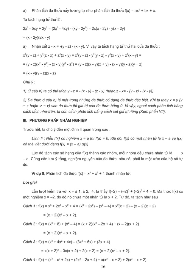 Cac chuyen de bdhsg toan 8 | PDF