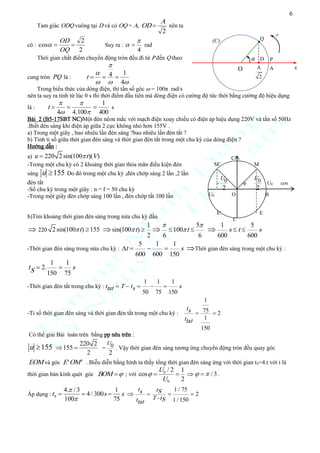 Các dạng bài tập điện xoay chiều | PDF