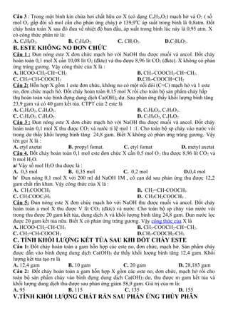 Cac dang bai tap este co ban va nan cao | PDF