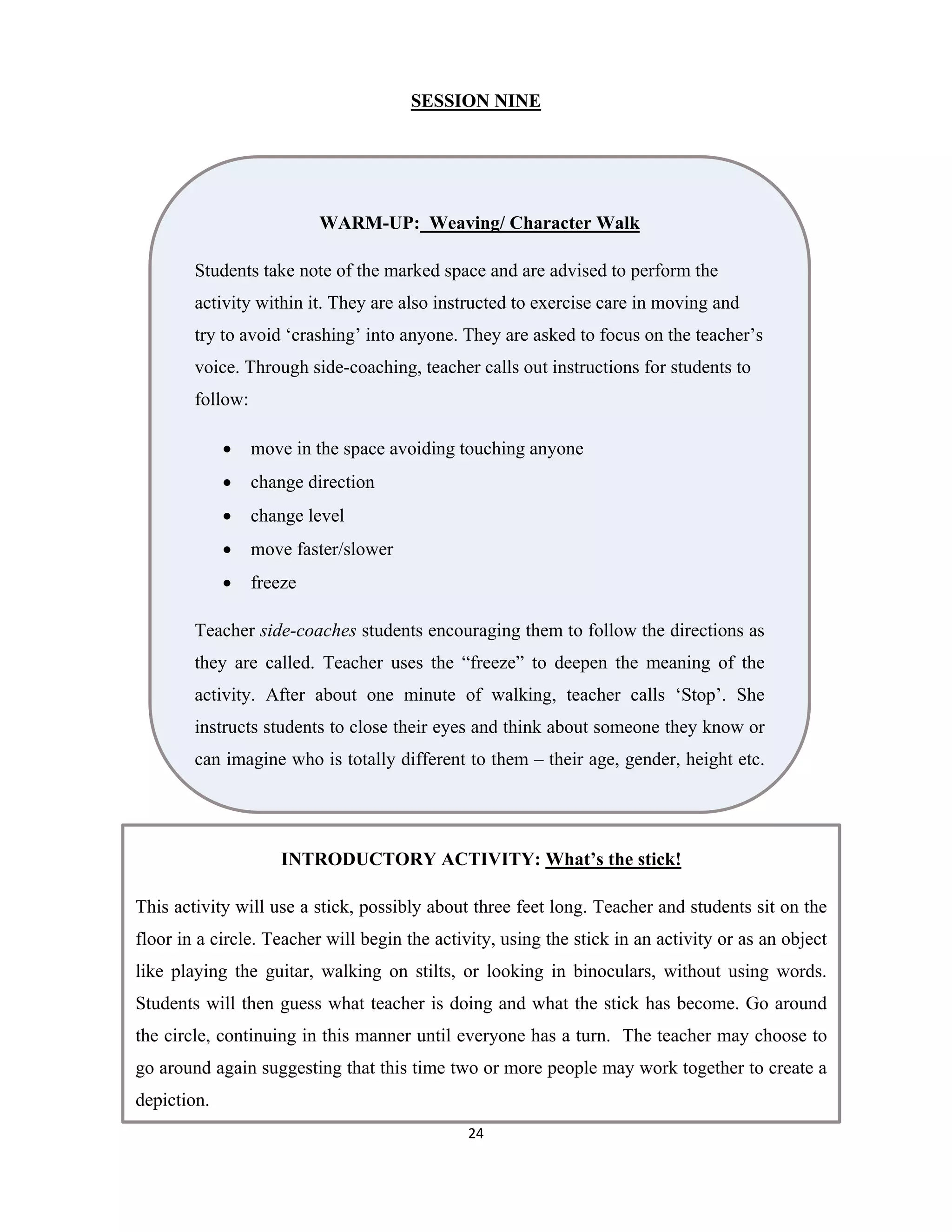 CAC Teachers' Manual Drama | PDF