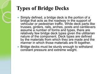 introduction to a bridge foundation | PPTX