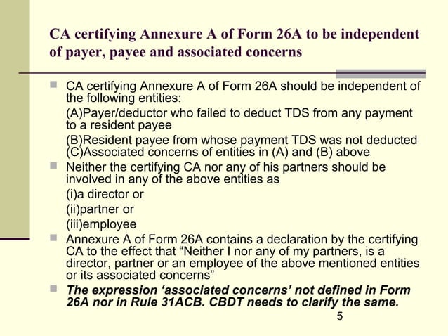 Ca certificates under first proviso to sec 201(1 | PPT | Personal Taxes ...