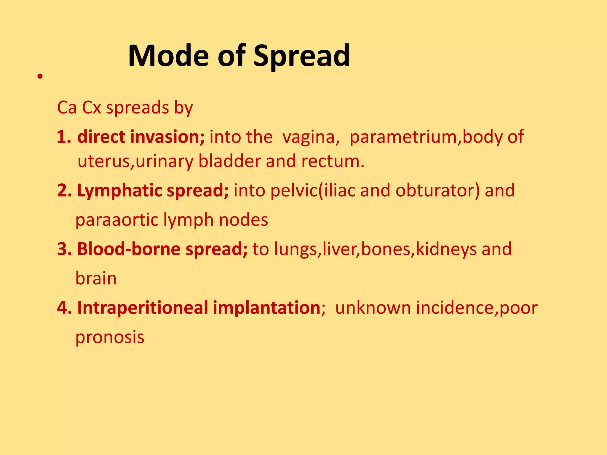 invasise Cervical carcinoma | PPTX