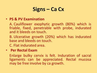 invasise Cervical carcinoma | PPTX