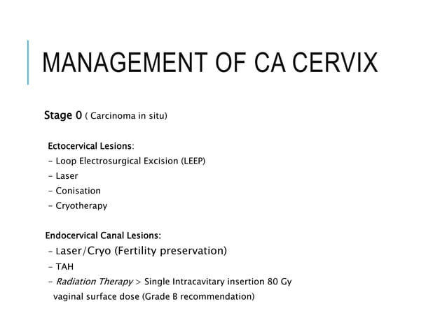 Ca Cervix.ppt | Cancer | Diseases and Conditions