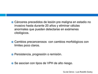 Cáncer de Cérvix | PPTX