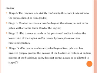 CA CERVIX Anatomy, pathogenesis, clinical features, management, | PPTX