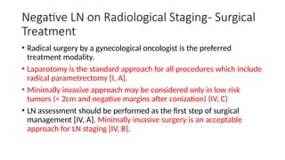 CARCINOMA CERVIX ESGO 2023 UPDATE- REVISED | PPTX