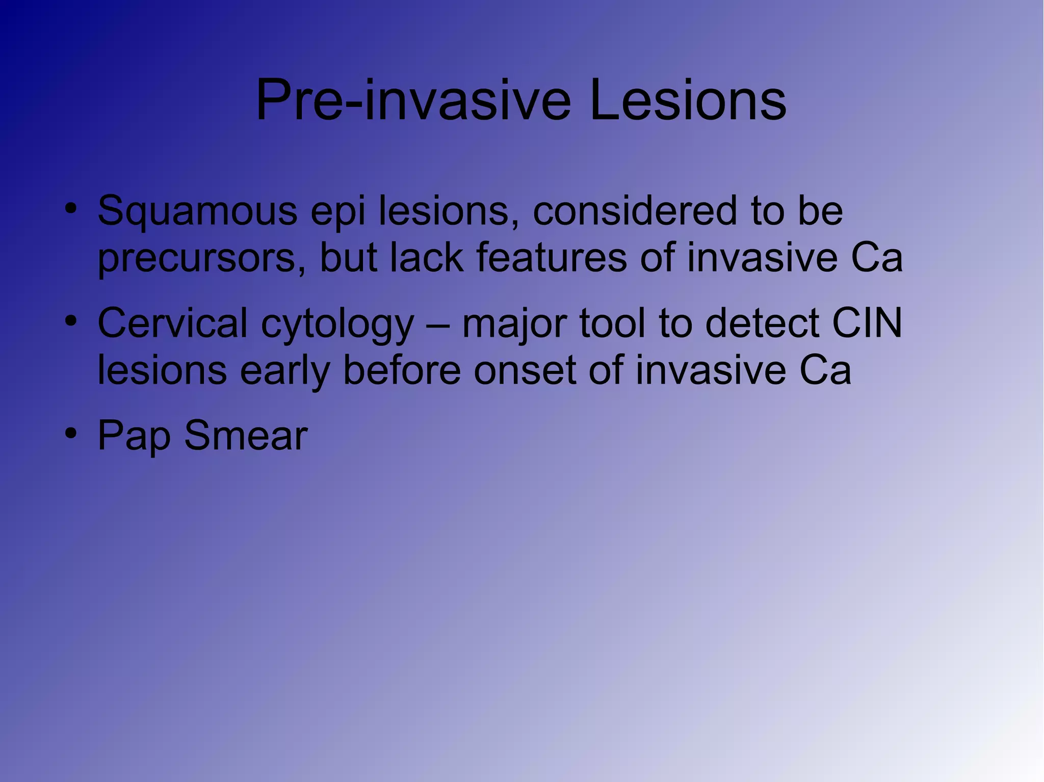 Ca cervix evaluation and staging | PPT