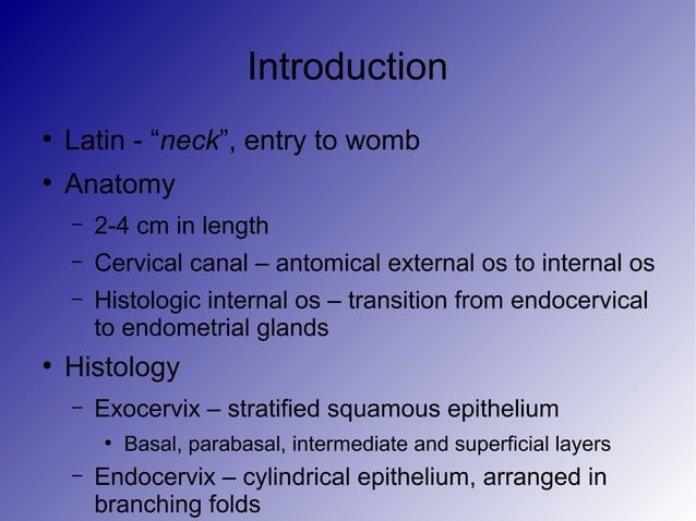 Ca cervix evaluation and staging | PPT