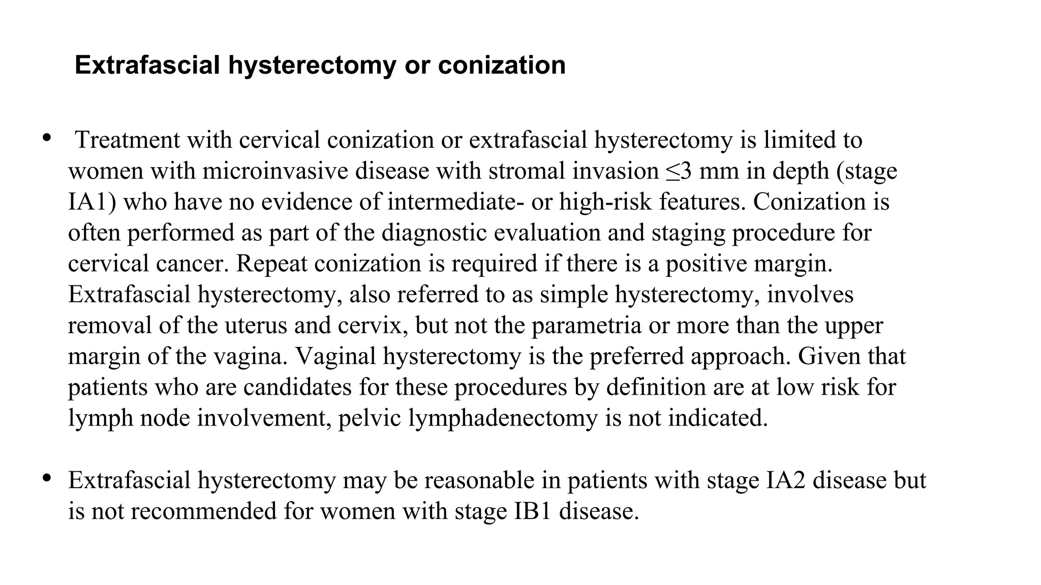 Carcinoma cervix management : 2022 nccn guidelines | PPTX