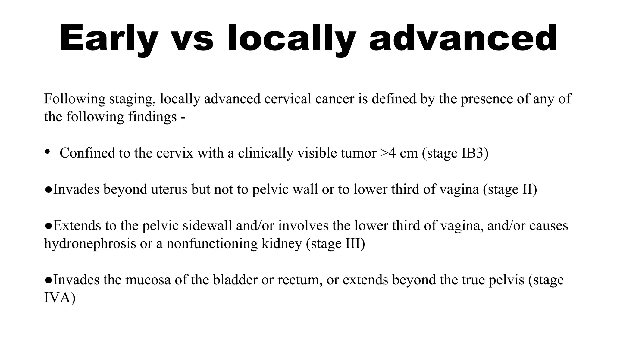 Carcinoma cervix management : 2022 nccn guidelines | PPTX