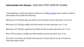 Carcinoma cervix management : 2022 nccn guidelines | PPTX